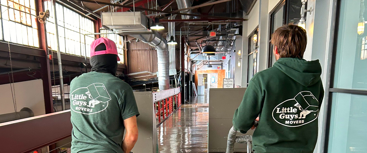 Moving Treeline Bamboo in The Factory at Franklin - Little Guys Movers